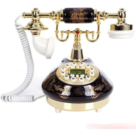 Accents | Corded Old Fashion Antique Landline Telephone Decor 196 Wired ...